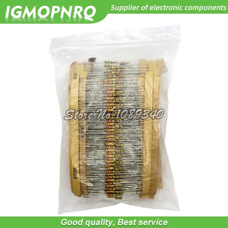 860pcs/lot Carbon Film Resistor Kit 1/4W 5% resistors assorted kit set ...