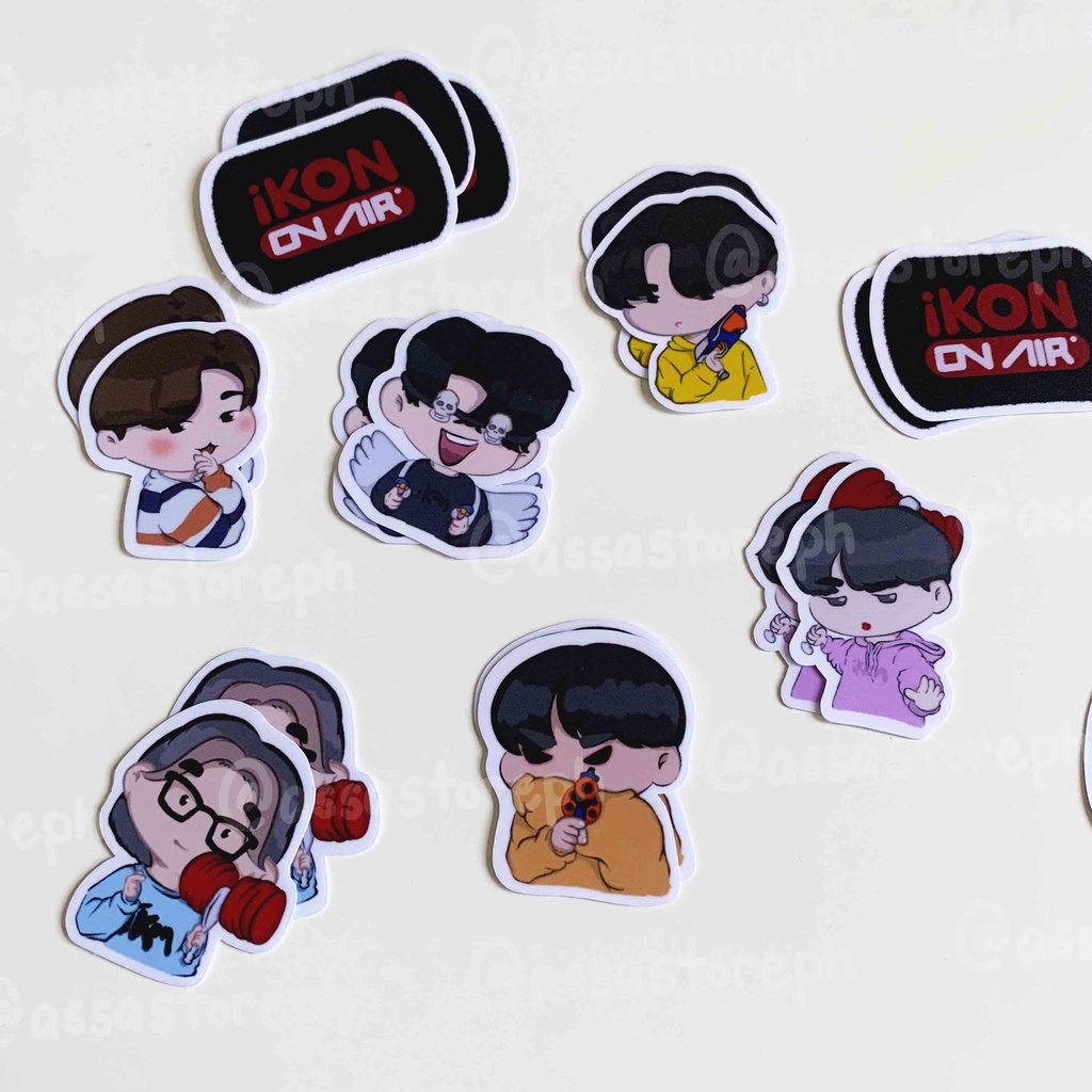 iKON On Air Cute Kpop Fanart Sticker | Assastoreph | Shopee Philippines