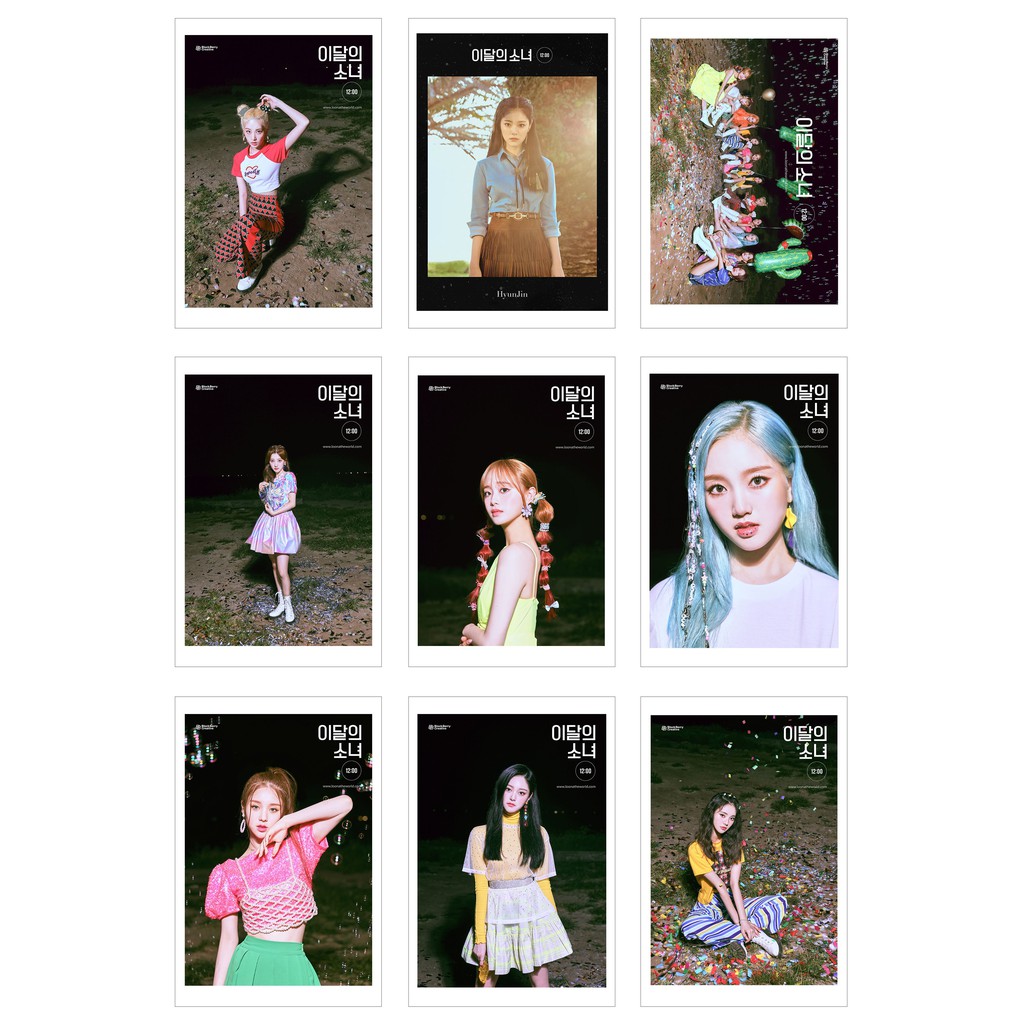 [Silk Press] Lomo Card Photo LOONA -12:00 (Midnight) Teaser (36 Photos) | Shopee Philippines
