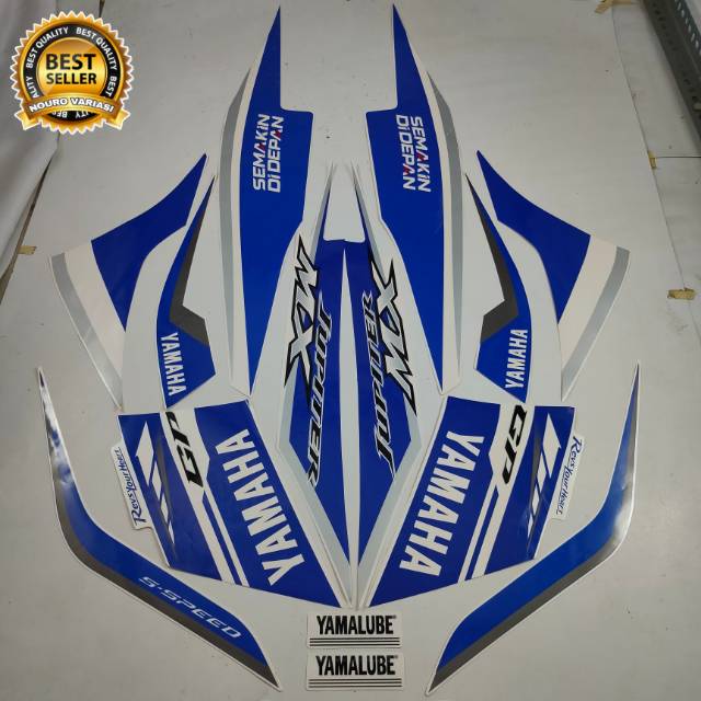 Striping yamaha Jupiter mx new 2014 gp series Blue and White Standard ...