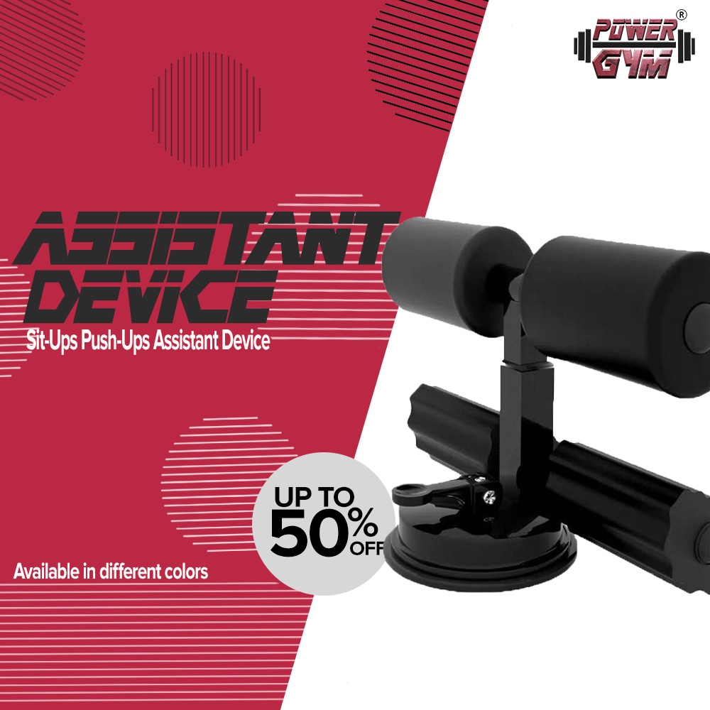 POWERGYM Sit-Ups Push-Ups Assistant Device Fitness Exercise Equipment ...