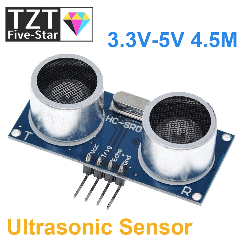 TZT Ultrasonic sensor HC-SR04 HCSR04 to world Ultrasonic Wave Detector ... TZT Ultrasonic sensor HC-SR04 HCSR04 to world Ultrasonic Wave Detector ...