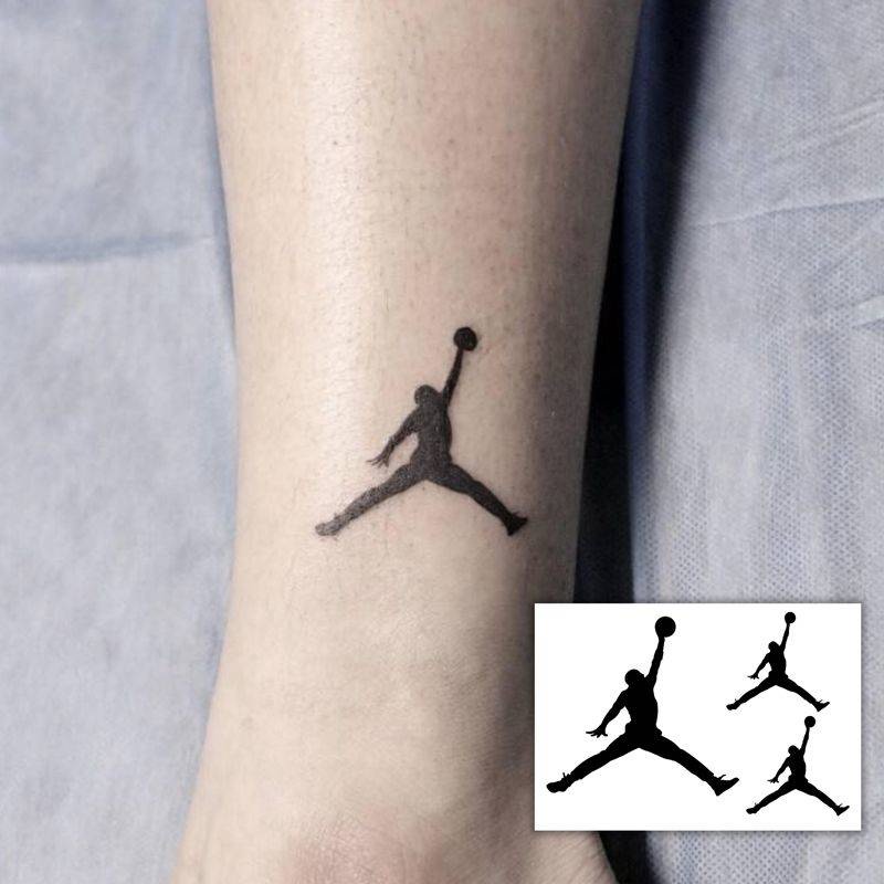 semi colon tattoo AJ Jordan Basketball Logo LOGO Tattoo Tattoo Patch ...