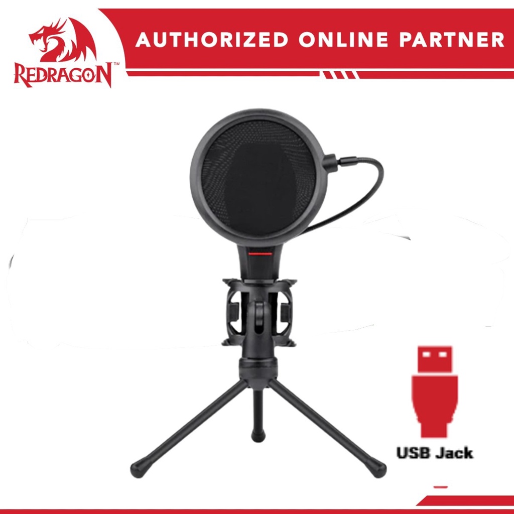 Redragon GM200-1 Gaming Stream Microphone | Shopee Philippines