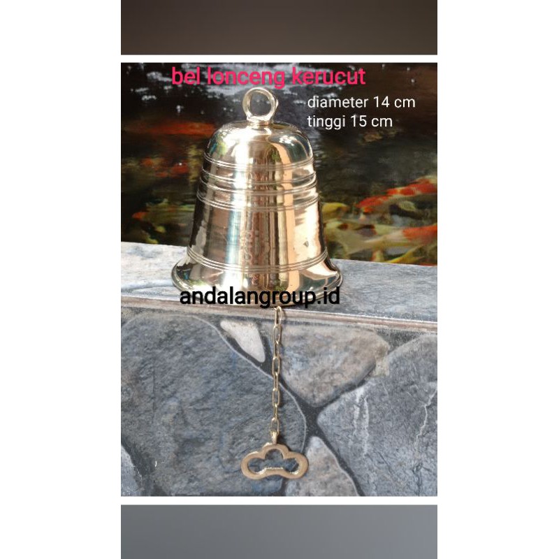 Large genuine brass bell / brass gold bell big bell | Shopee Philippines