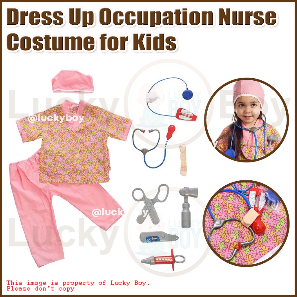 Dress Up Profession Nurse Costume for Kids | Shopee Philippines