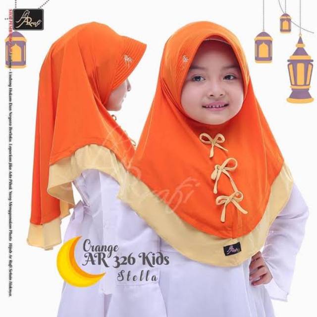 Arrafi AR 326 Kids Hijab | Shopee Philippines