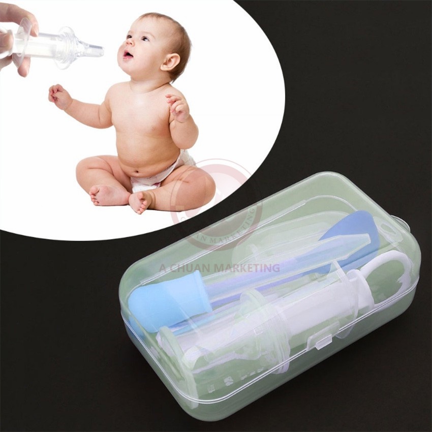 Baby Medicine Feeder Soft Silicone Type Safe Medicine Feeder Medicine ...