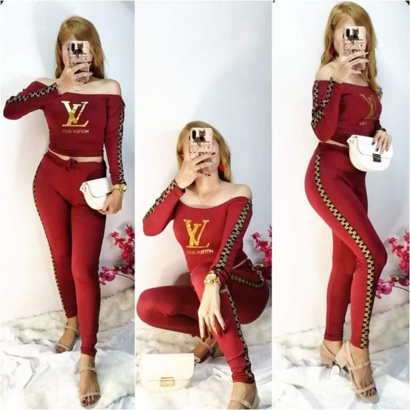Lv Emerald terno leggings | Shopee Philippines
