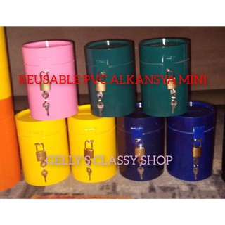 Reusable PVC Alkansya MINI (lock and keys NOT Included) | Shopee ...