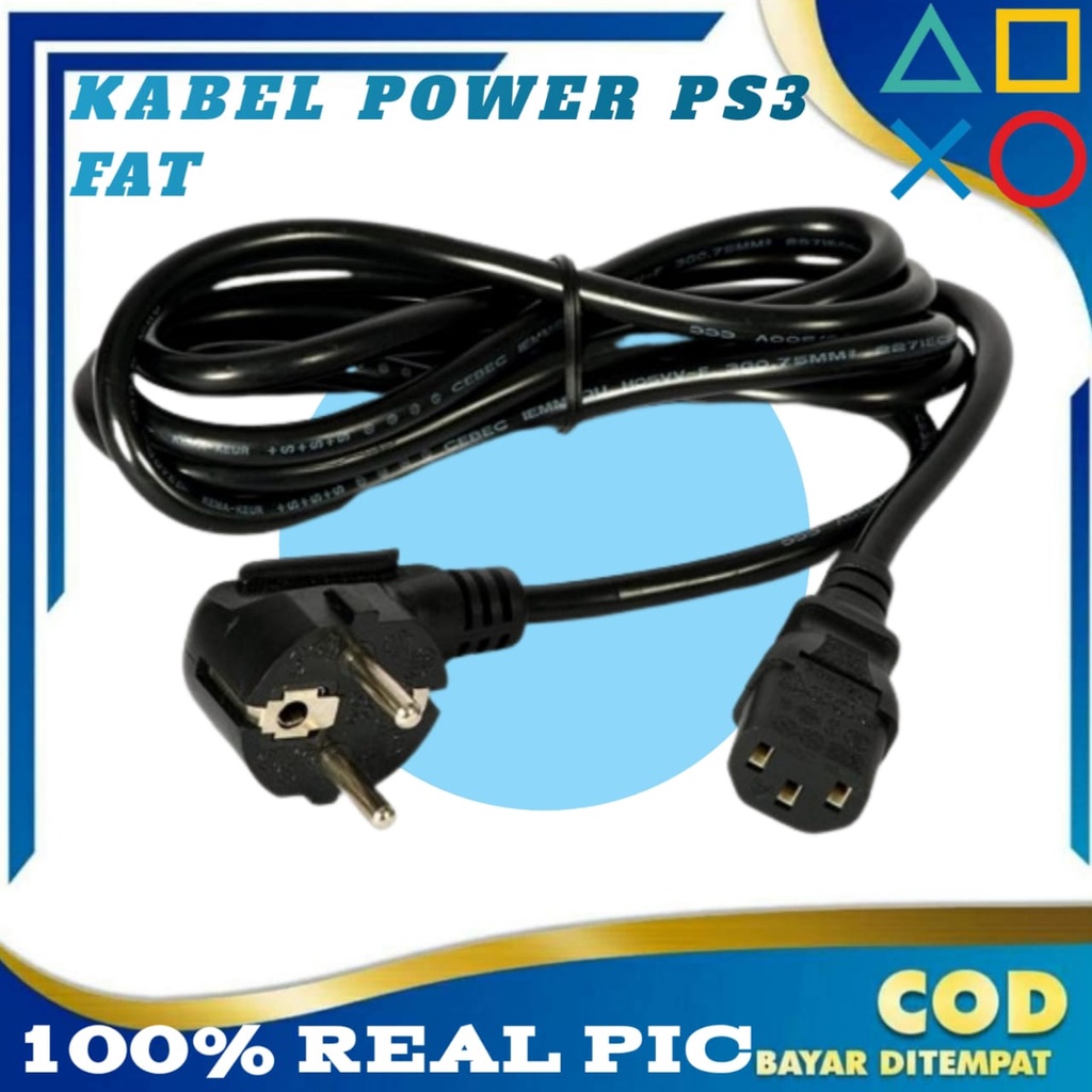 PS3 Fat Power Cable / PS3 thick power cable | Shopee Philippines