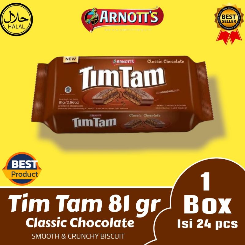Tim tam Classic Chocolate Sandwich Wafer Biscuit 81 gr | Shopee Philippines