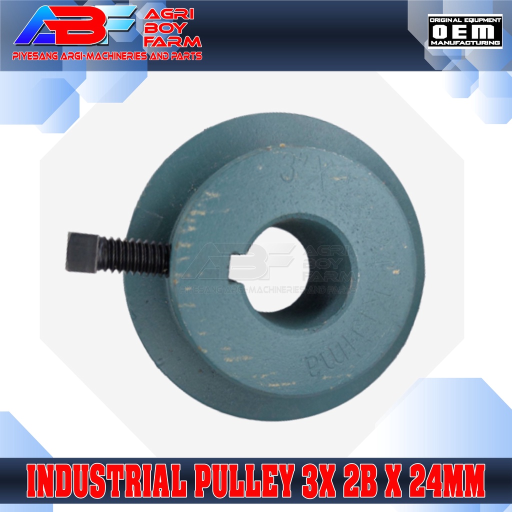 Industrial pulley 3 X 2B X 24MM Use Water Pump | Shopee Philippines