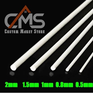 ABS Round Bar 0.5MM / Solid Round Plastic Stick - Diameter 0.5MM ...
