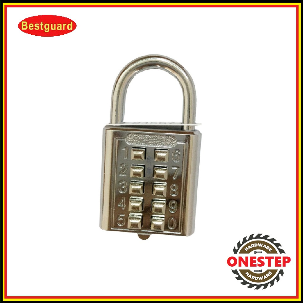 Bestguard A3603 Combination Padlock 10KEYS | Shopee Philippines