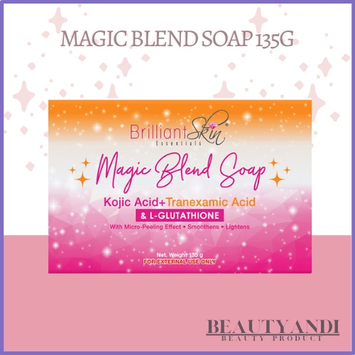 Brilliant Skin Essentials Magic Blend Soap 135g kojic acid + Tranexamic ...