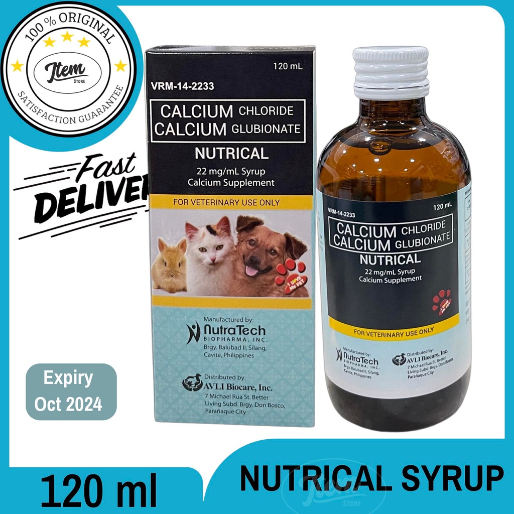 NUTRICAL SYRUP FOR DOGS AND CATS 120ML | Shopee Philippines
