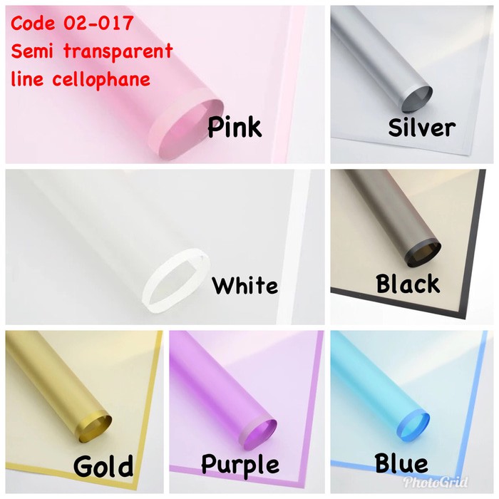 (5 Sheets) Wrapping Paper Semi Transparent/Flower Paper Transparent ...