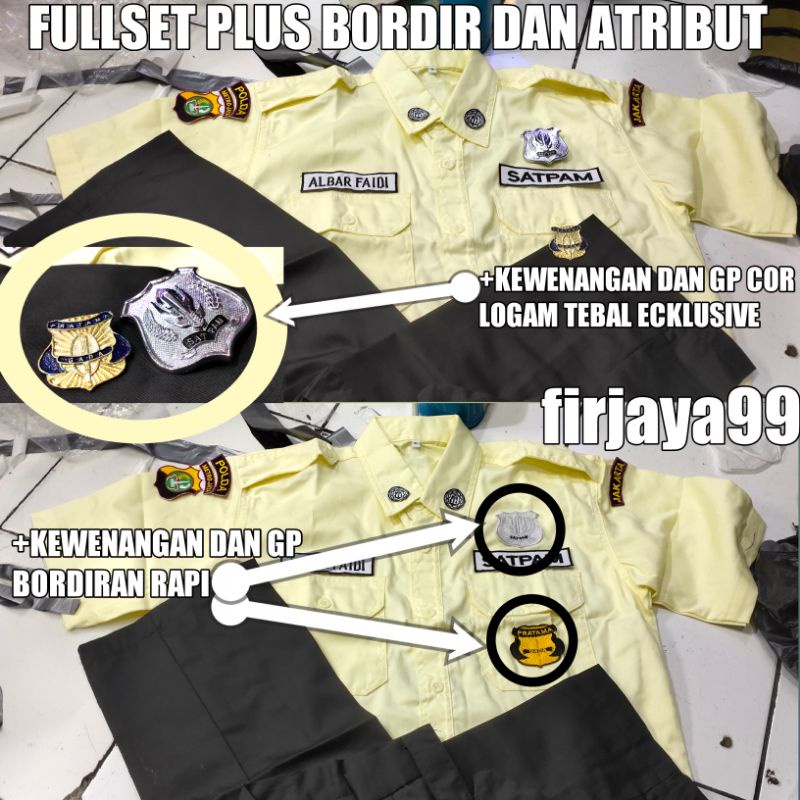 Latest pdh security guard uniform plus embroidery/one set with trousers ...