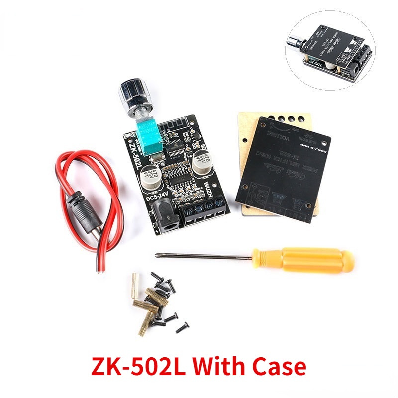 ZK-502L MINI Bluetooth 5.0 DC 5-24V Wireless Audio Digital Power ...