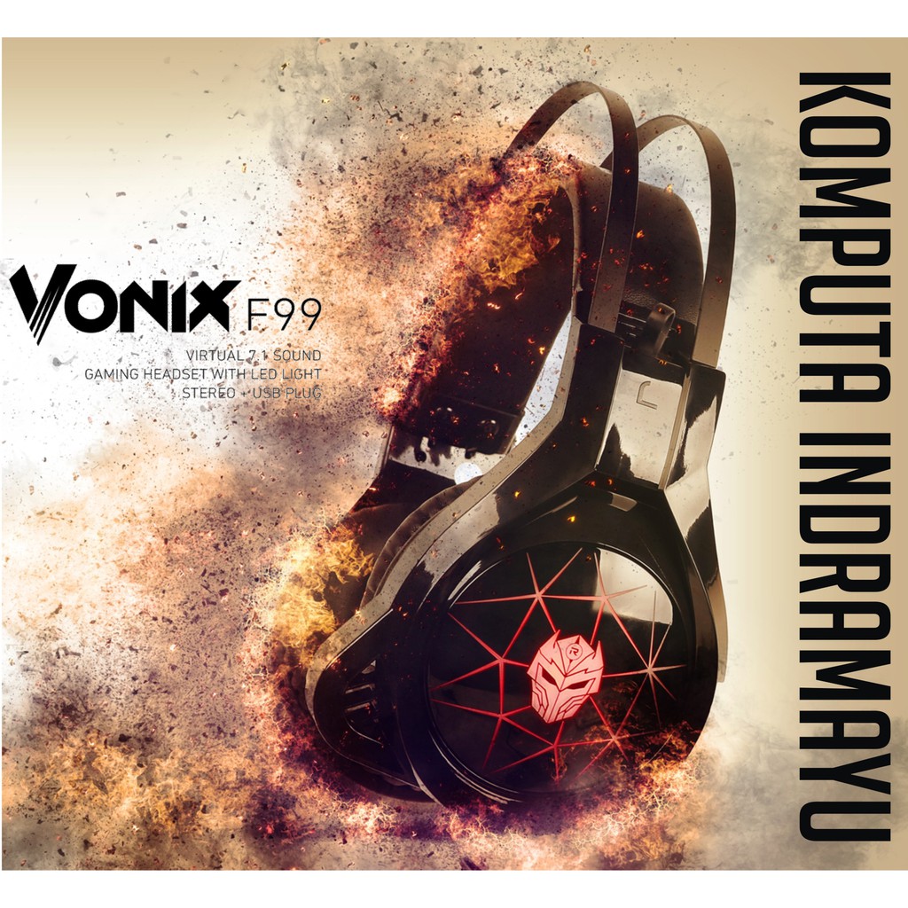 Rexus VONIX F99 | Gaming HEADSET VIRTUAL 7.1 SOUND | Shopee Philippines