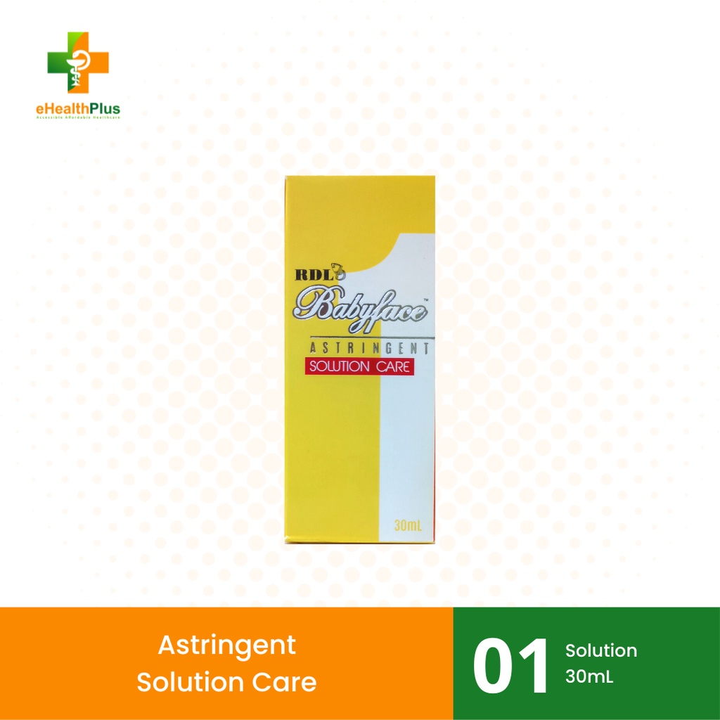 RDL No. 1 Babyface Astringent Solution 30mL 1's | Shopee Philippines