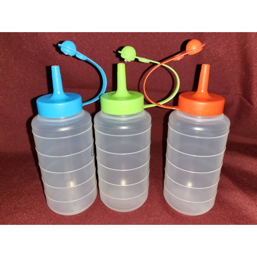 250mL liquid dispenser / syrup container / condiments bottle ketchup ...