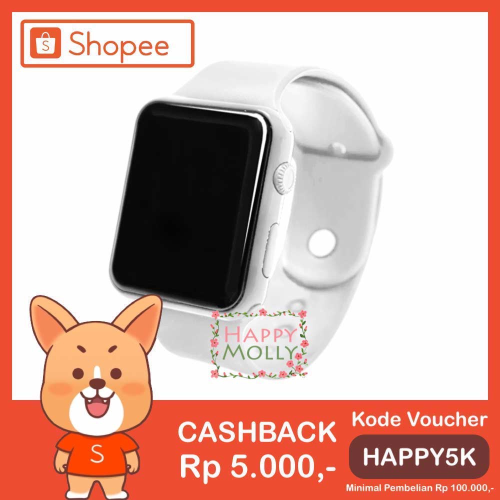 Original LED Watch - Men's & Women's Digital Watches - Rubber Strap ...