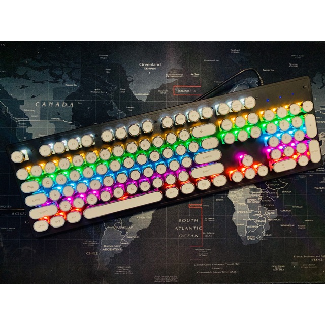 Excellent full size 104 Retro GK200 mechanical keyboard | Shopee ...