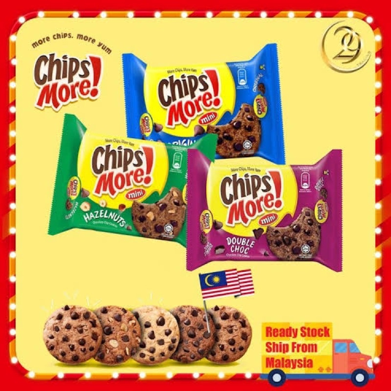 Chips More Mini Biscuit Import Malaysia Halal | Shopee Philippines