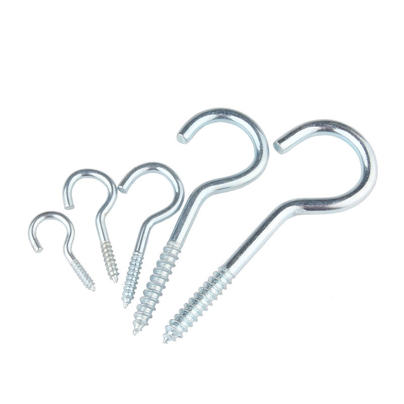 [Iron Galvanized Question Mark Hook Open Sheep's Eye Ring Screw Lamp ...