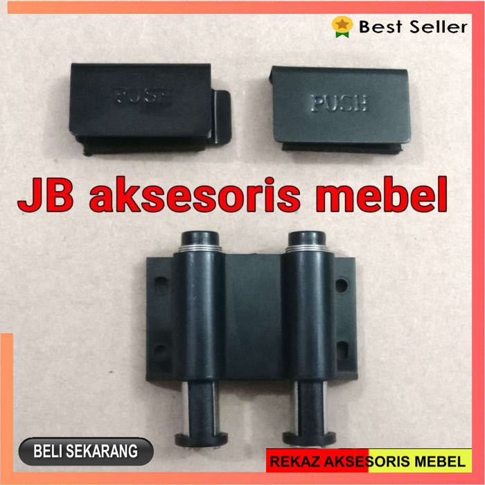 Double Glass Door Magnetic Push Lock + Push Lock / Push Button Magnet ...