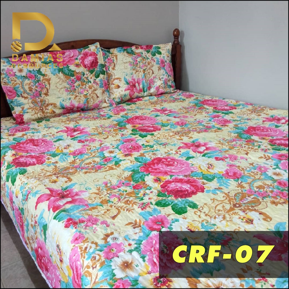 CADAR REJECT KILANG 3 IN 1 PATCHWORK SAIZ QUEEN CORAK BUNGA BY DAMIAS ...