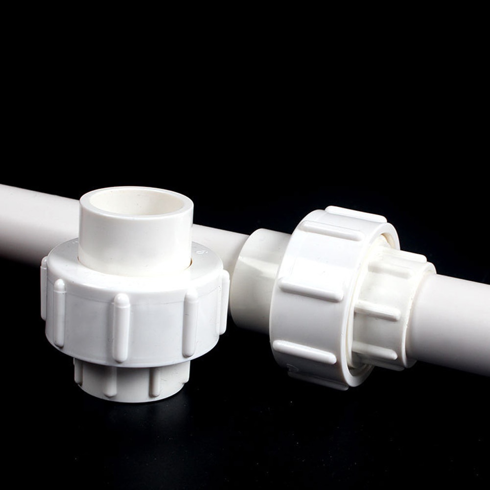 3Pcs Adjuster 20/25mm Equal PVC Union Straight Connector Aquarium Tank ...