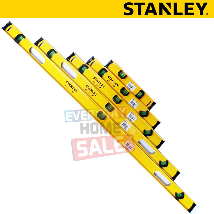 Stanley Aluminum Level Bar I-Beam with Three Vials | Shopee Philippines