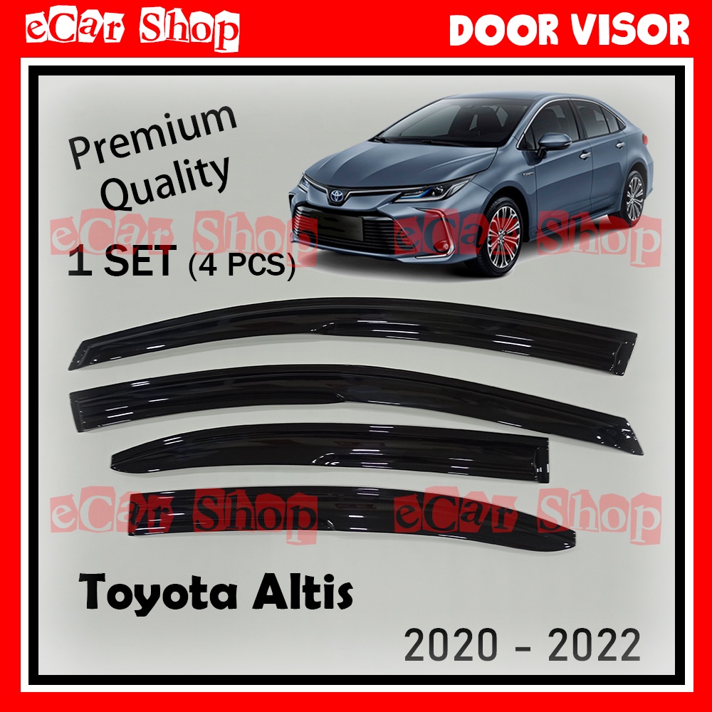 Toyota Corolla Altis Door Visor Mugen Altis 2020 2021 2022 2023 Sedan ...