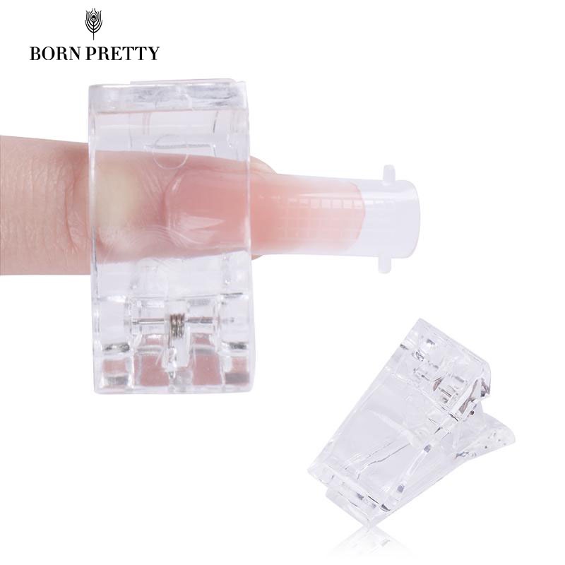 Born Pretty Nail Art Uv Gel Quick Building Tips Clip Finger Extension ...