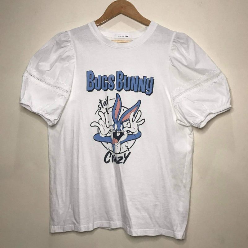 Bugs Bunny Puff Sleeves K-Tee (large) | Shopee Philippines