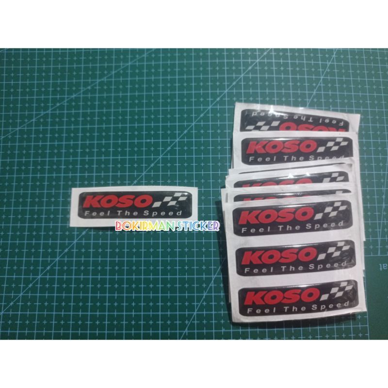 Koso EMBLEM STICKER 3D Embossed FILTER EMBLEM STICKER | Shopee Philippines