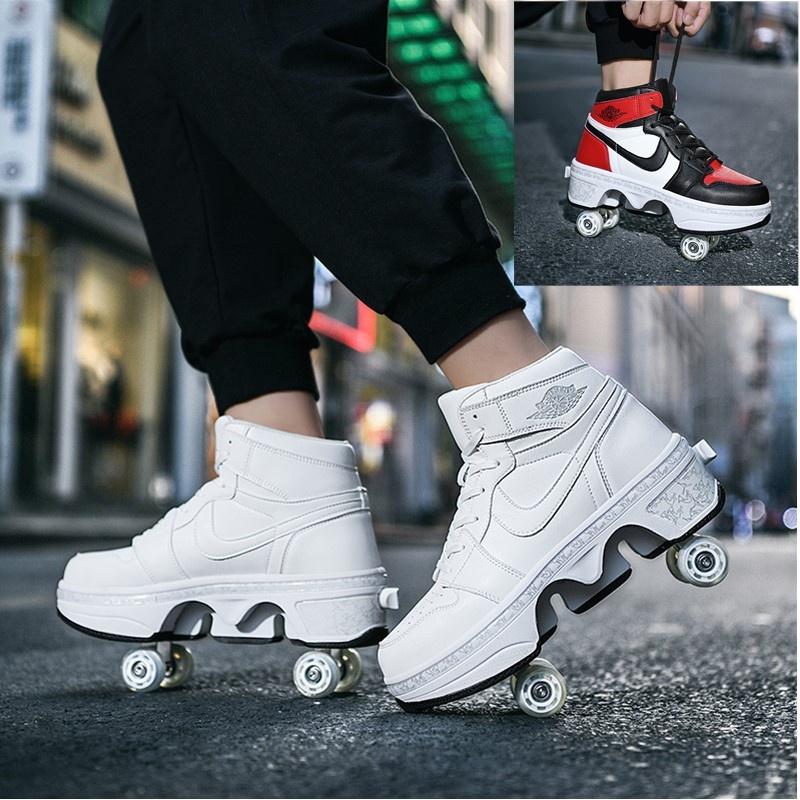 Fashion adult children's Heelys roller skates turned shoes children's ...