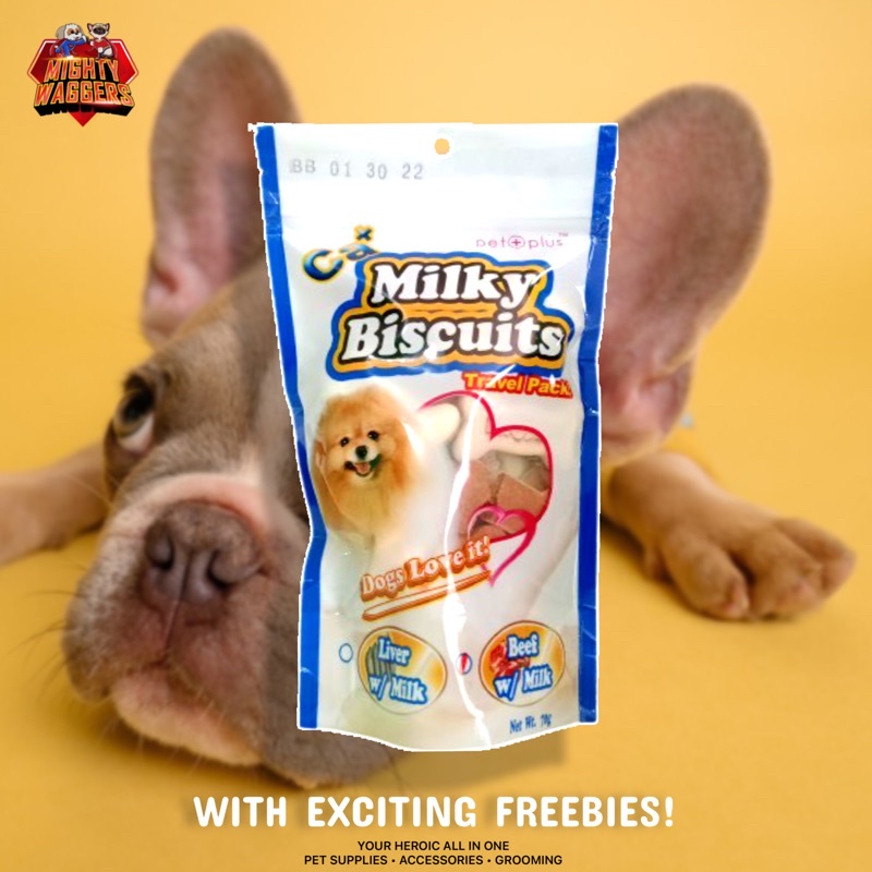 COD MILKY BISCUITS PUPPY & ADULT 80g | Shopee Philippines