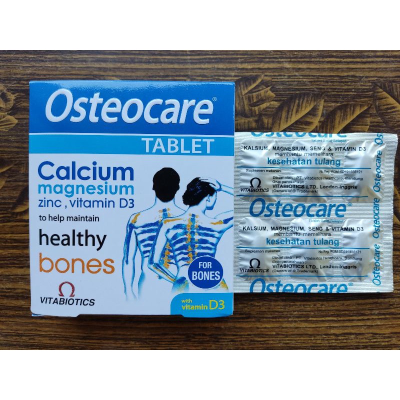 Osteocare vitabiotics Tablets (1strip 6 Tablets) Bone Vitamins | Shopee ...