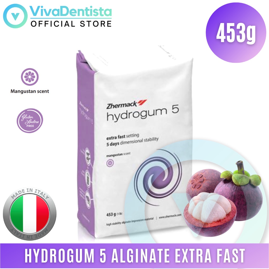 Hydrogum 5 (ZHERMACK Italy) Extra Fast Dental Alginate (453g) | Shopee ...