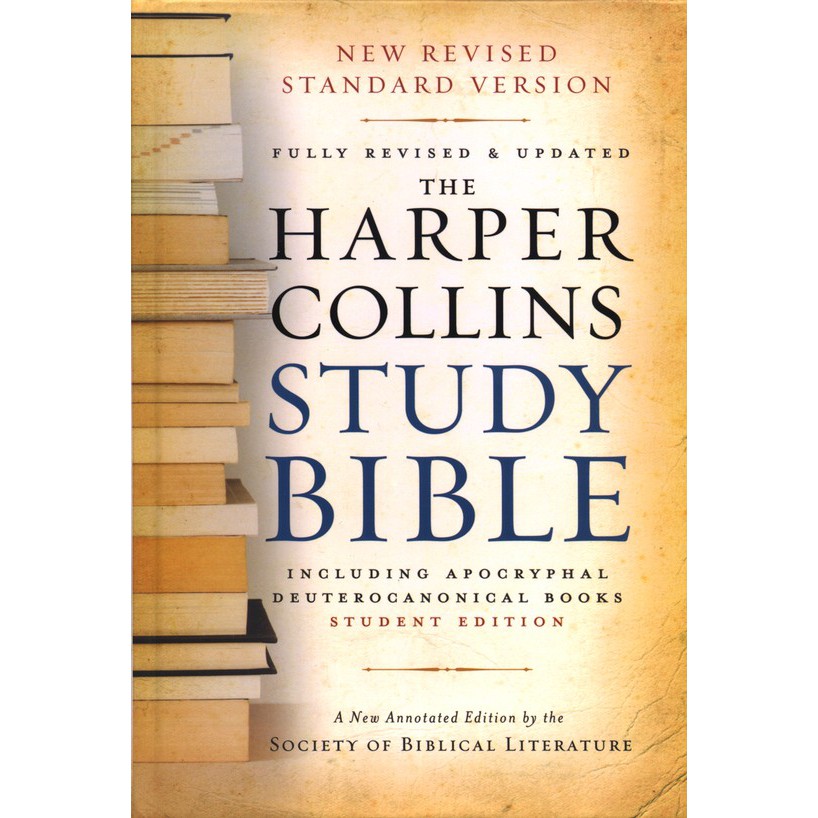 NRSV Bible Harper Collins study bible with Apocrypha, Student Edition ...