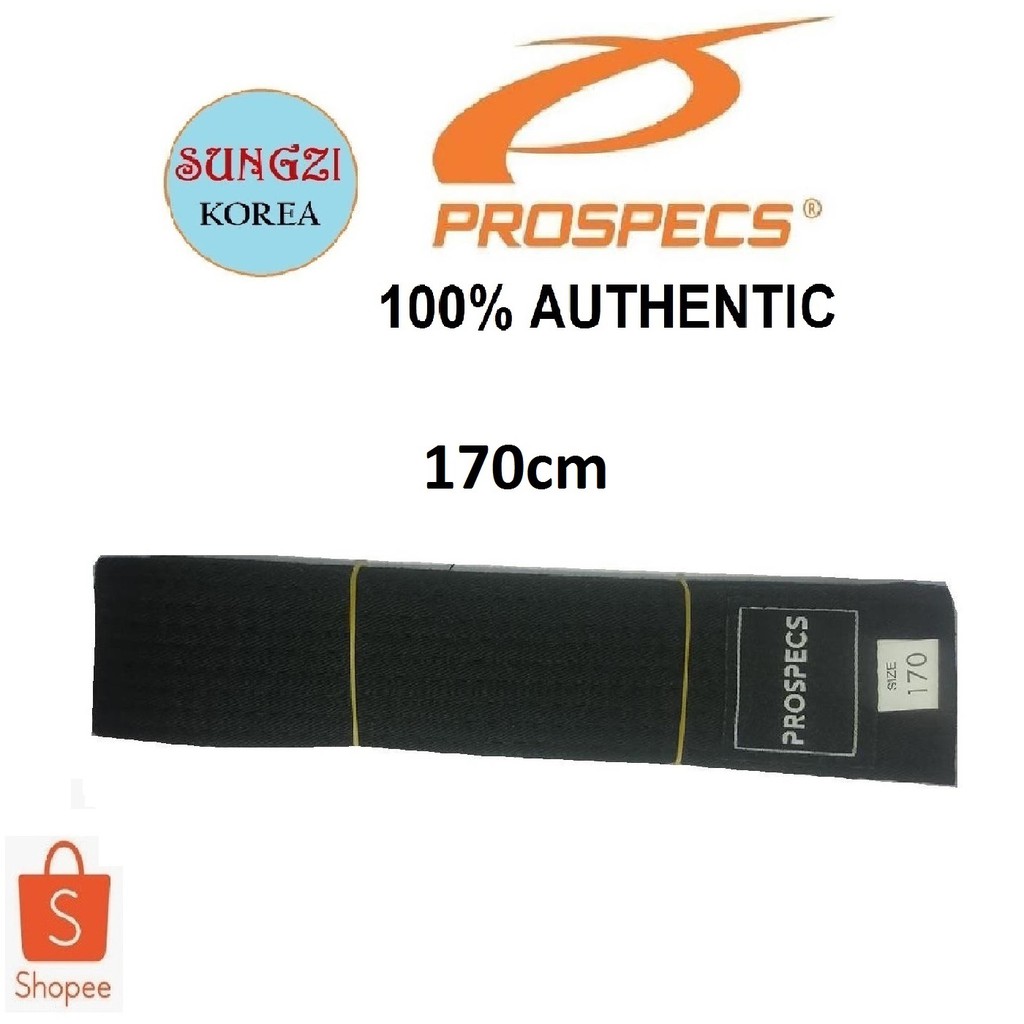 PROSPECS Korean Taekwondo Belt Black (170cm) | Shopee Philippines