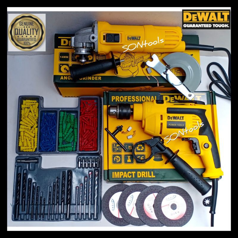 DEWALT DRILL AND GRINDER SET | Shopee Philippines