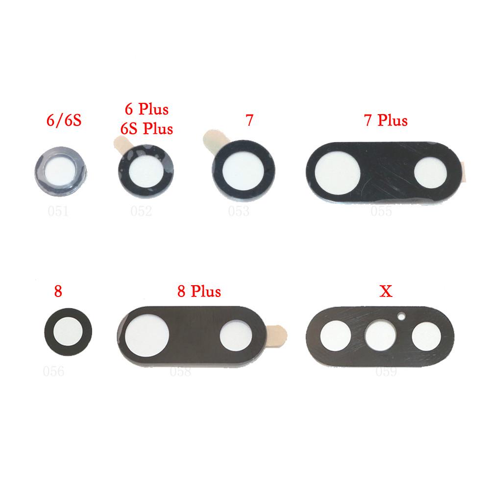 iPhone 6 6S Plus 7 8 X Back Rear Camera Glass Lens with Sticker ...