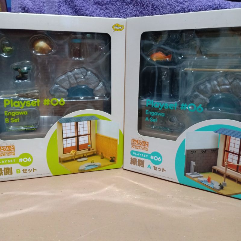 Authentic Nendoroid Playset 06 Play Set Engawa A & B set Japanese Room ...