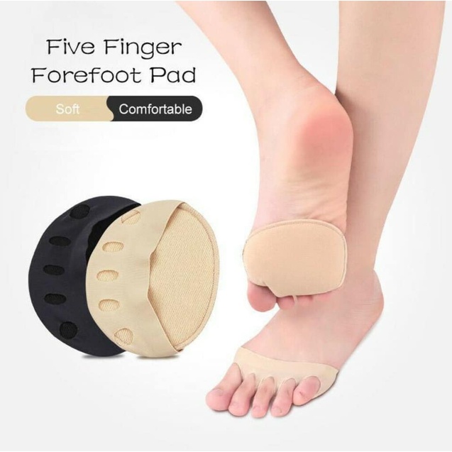 Five Finger Forefoot Pads for Women High Heels Half Insoles Calluses ...