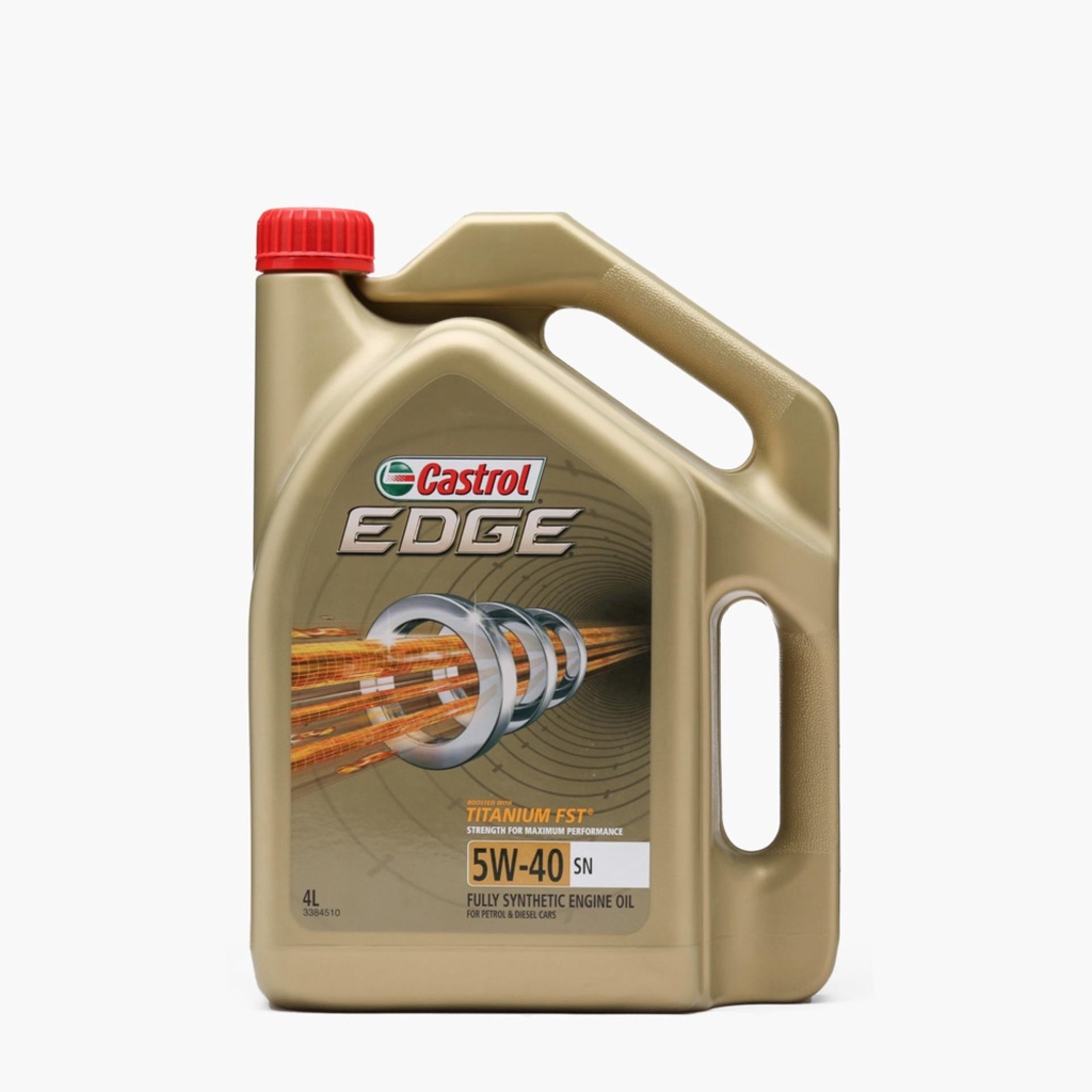 Castrol Edge 5W-40 SN Fully Synthetic Engine Oil 4L | Shopee Philippines